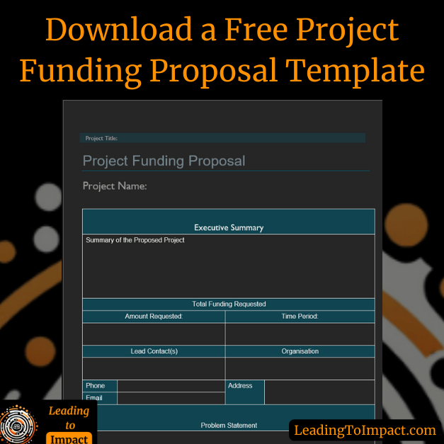 Advice & A Free Professional Project Funding Proposal Template for Bids ...